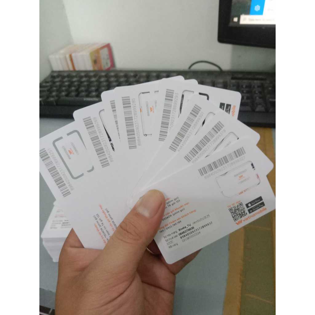 Sim vietnammobile nhận mã shoppe , fb , zalo , momo , banks , game ...
