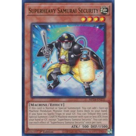 [Thẻ bài Yu-gi-oh] Superheavy Samurai Security - MP24-EN231 - Ultra Rare 1st Edition | Shopee ...