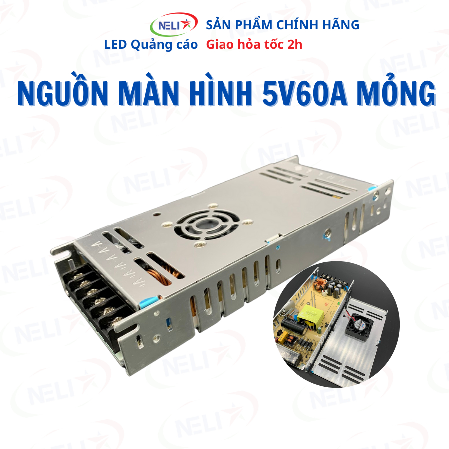 [Chính hãng] Nguồn 5V60A ATX mỏng chuyên làm màn hình led, bảo hành 1 ...