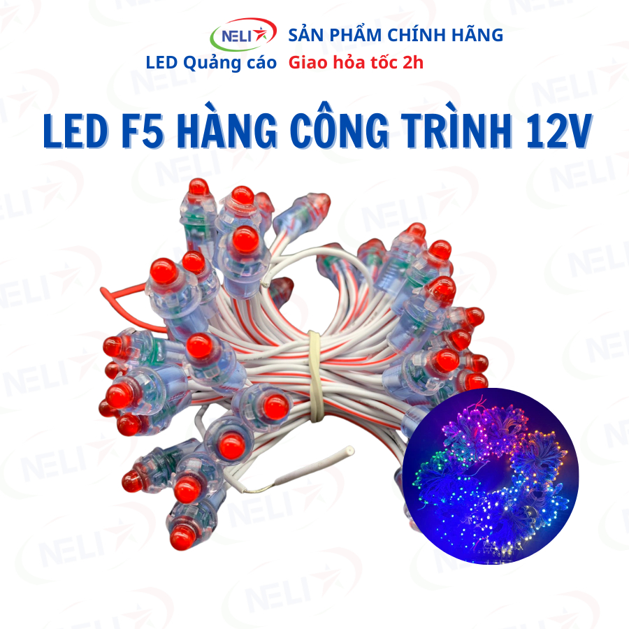 F5 ATX 12V, Dây led 3 mét F5 12V dây điện đồng chất lượng cao, bóng đúc ...