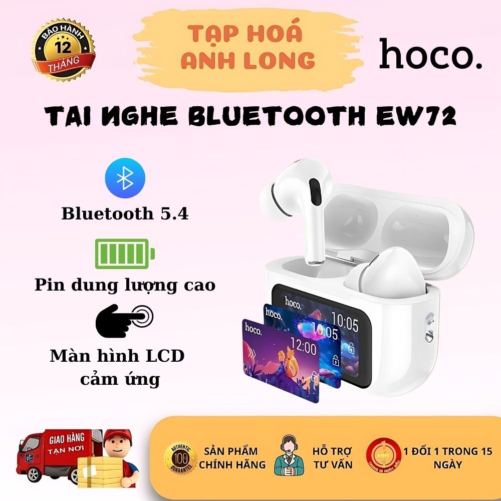 Tai Nghe Bluetooth Hoco EW72 - Tai Nghe Không Dây Chống Ồn ANC Có Mic ...