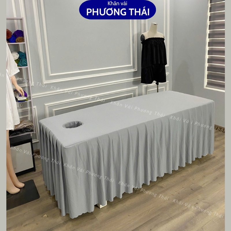Ga/drap giường spa CÓ LỖ, ga giường massage body vải thun mát, co giãn tốt | Shopee Việt Nam