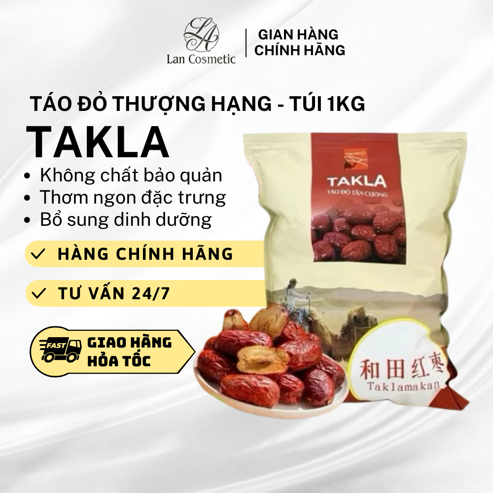 Táo đỏ Tân Cương TAKLA - Túi 1KG (size VIP 80-85 trái) | Shopee Việt Nam