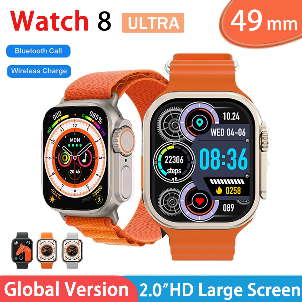 Watch 8 Ultra Đồng hồ thông minh mới màn hình HD 1.99 inch lớn ...