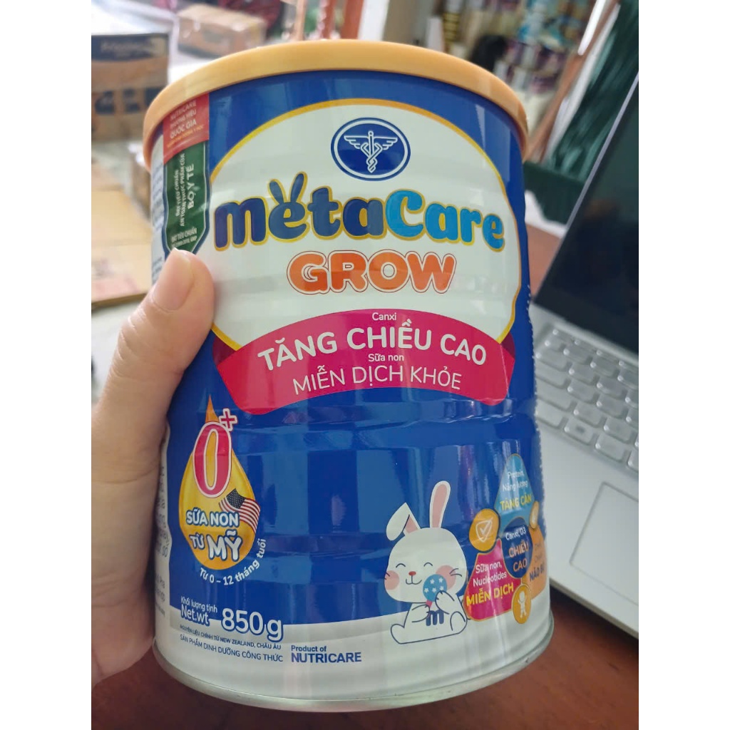 Sữa Bột Nutricare MetaCare GROW 0+ 850g HSD 12-2024 | Shopee Việt Nam