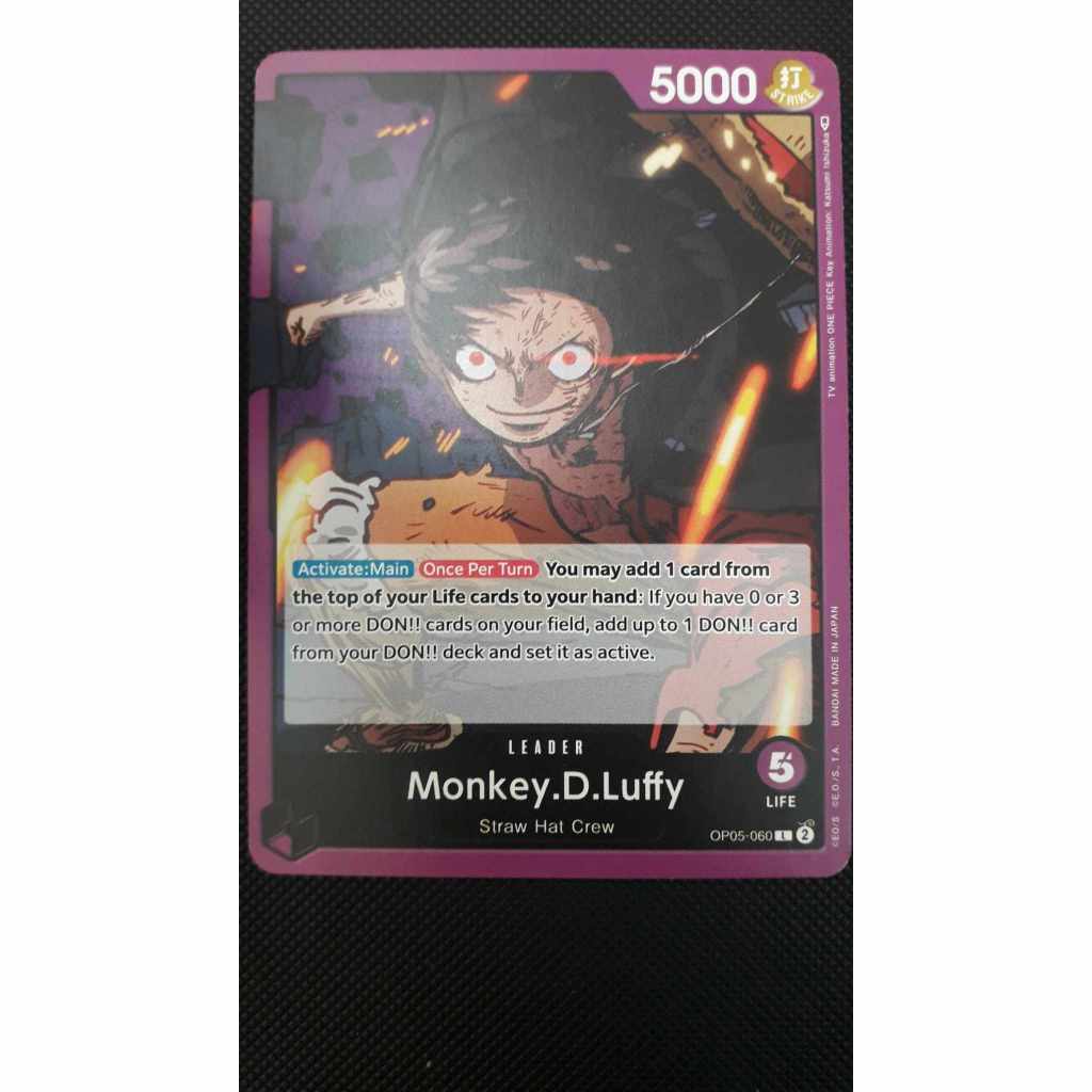 [TNTB] Thẻ bài One Piece TCG OP05-060 - Monkey.D.Luffy - Leader ...