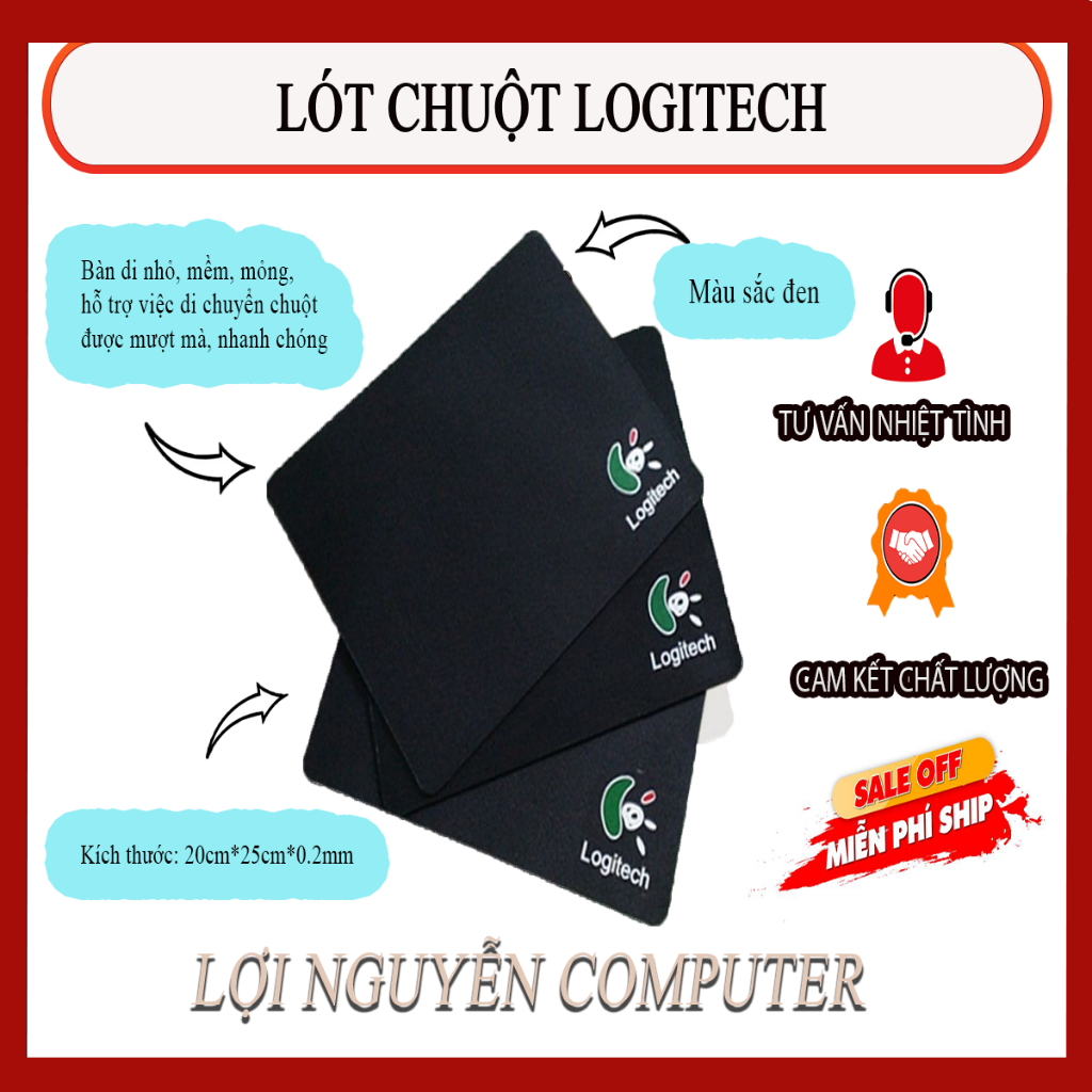 Bàn di chuột Logitech , Tấm lót chuột , miếng đệm lót chuột kê tay giá ...