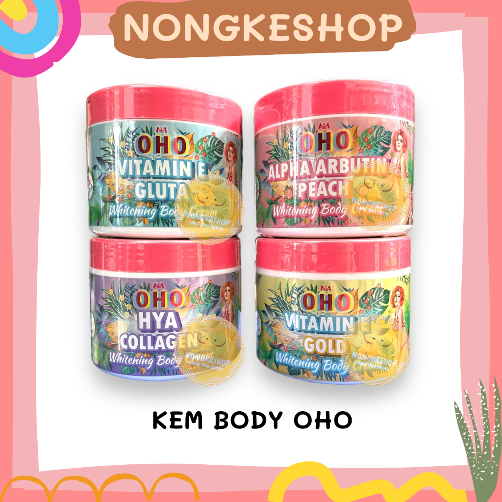 [BILL THÁI] KEM DƯỠNG TRẮNG DA OHO WHITENING BODY CREAM 300G THÁI LAN | Shopee Việt Nam
