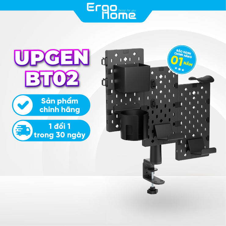Bảng treo đồ thông minh UPGen BT02 kẹp bàn chắc chắn, xoay 360 độ và ...