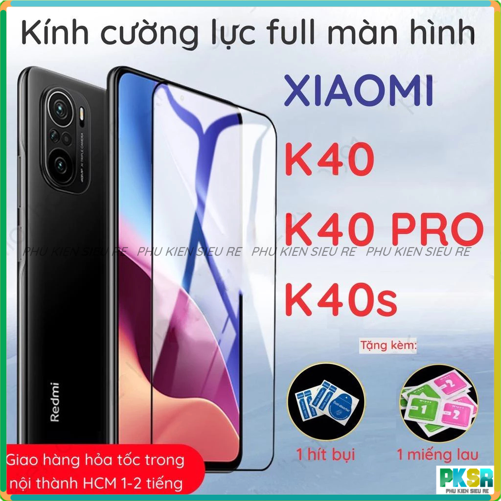 Kính cường lực Xiaomi K40 / K40s / K40 pro / K50 / K50 Pro pro full màn hình, full keo | Shopee ...
