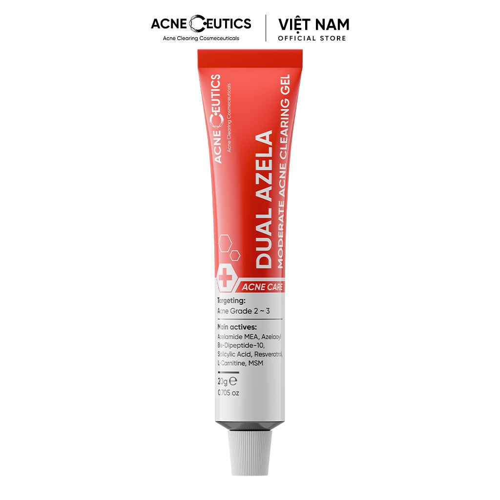 [Chính hãng]AcneCeutics Dual Azela Moderate Acne Clearing Gel | Hỗ trợ ...