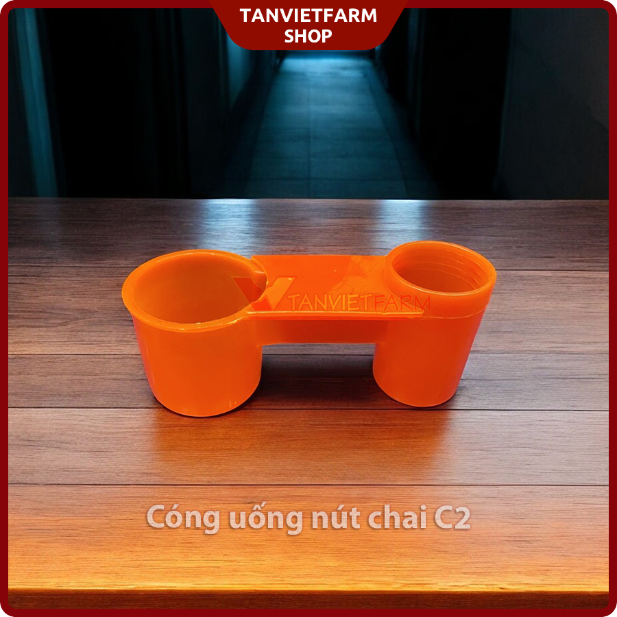 SET 10 cái | Máng uống nước tự động nút chai cho Chim, Bồ câu, Gà ...