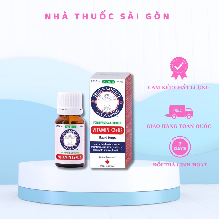 Vitamin D3 BioAmicus Giúp Phát Triển Hệ Xương Và Răng Cho Trẻ Nhỏ Tăng ...
