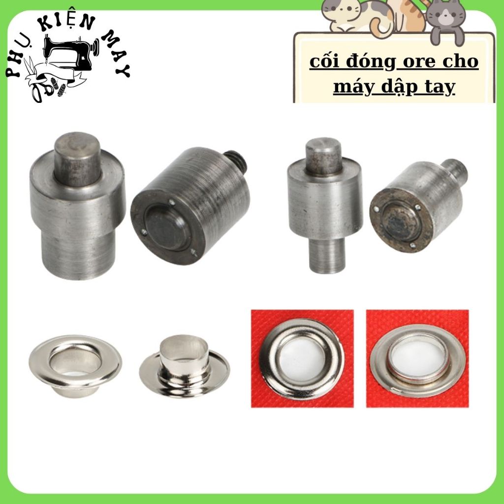 Bộ cối đóng khoen tròn , khuôn cho máy dập khuy bạt khoen ore | Shopee Việt Nam