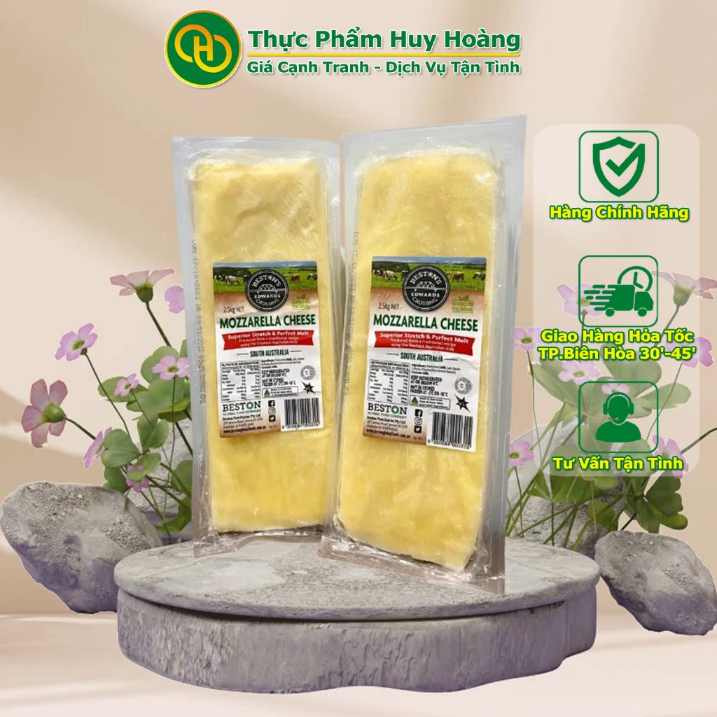 Phô Mai Mozzarella Nguyên Khối Úc Beston 2.5kg [Giao Hỏa Tốc Biên Hòa ...