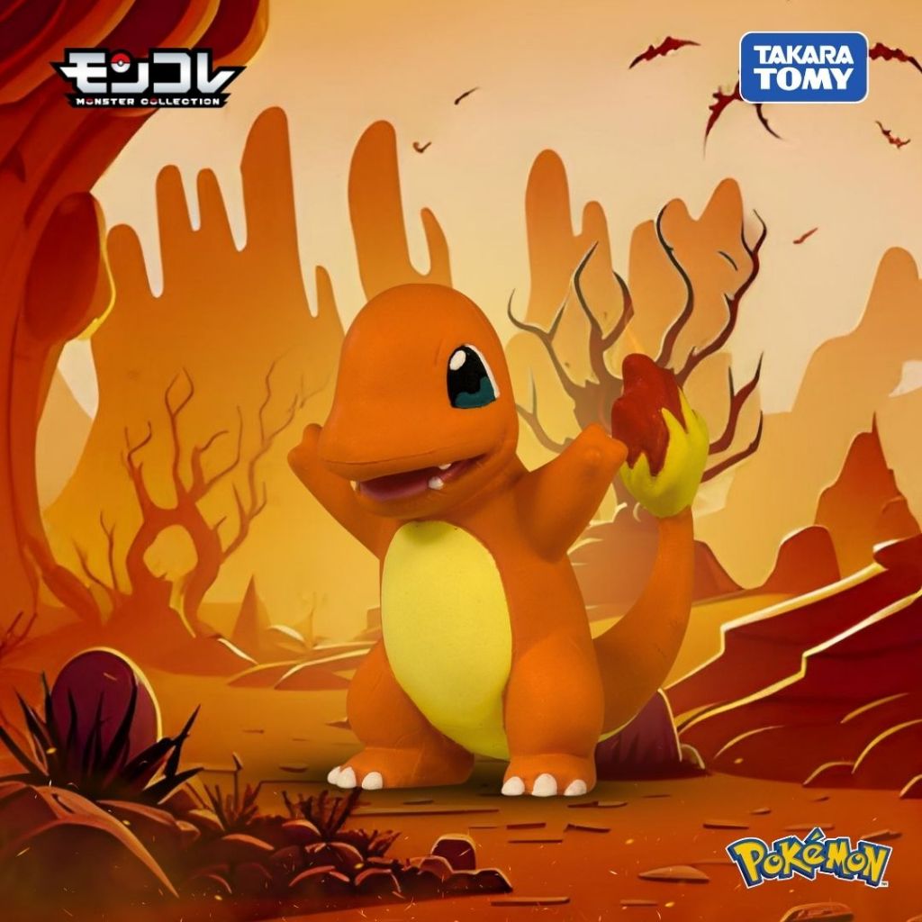 Mô hình Pokemon Moncolle MS-12 Hitokage / Charmander Asia Ver. Fullbox ...