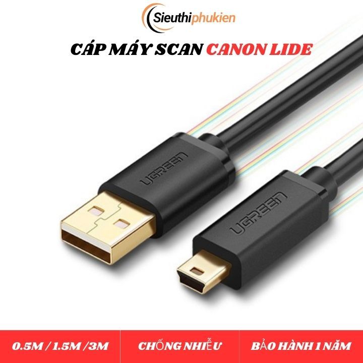 Dây cáp usb cho máy Scan Canon Lide dài 0.5m 1.5m 3m xịn ( dùng cho ...