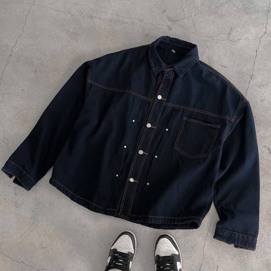 Khoác DORIS BASIC DENIM JACKET / Doris / form unisex | Shopee Việt Nam