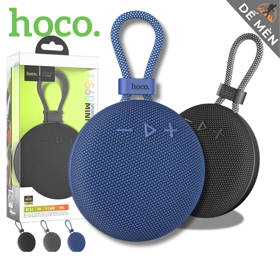 Loa Bluetooth Mini TWS V5.2 Hoco BS60 Chính Hãng, dãi âm bass chân thật ...