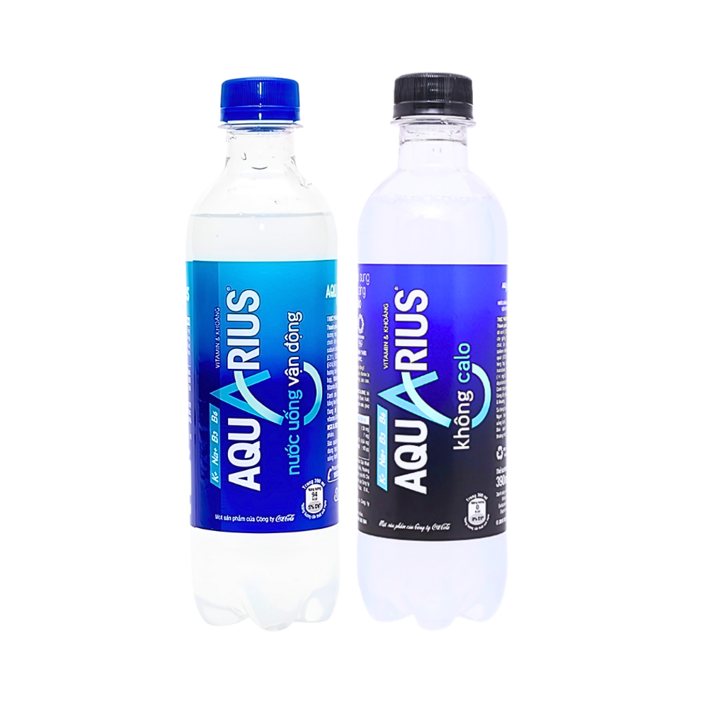 (Lốc 6 chai) Nước uống thể thao vận động Aquarius/không calo Aquarius Zero chai 390ml | Shopee ...