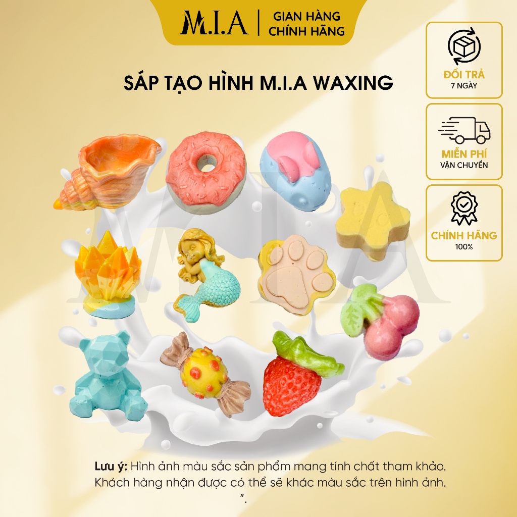 Sáp wax lông tạo hình MIA WAXING cao cấp wax nách, râu, wax toàn thân ...