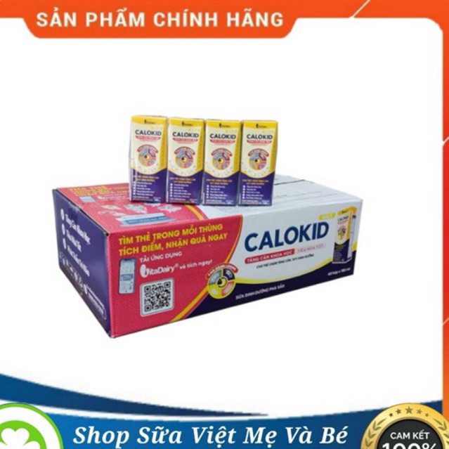 Vitadairy Calokid Gold 180ml (48 hộp) - DÀNH CHO BÉ TRÊN 1 TUỔI- [Chính ...