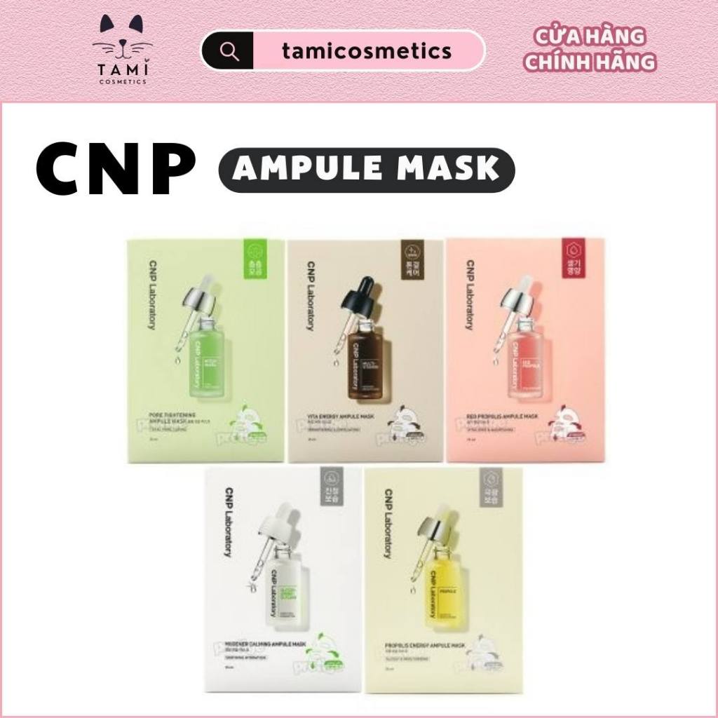 Mặt Nạ Dưỡng Sáng, Cấp Ẩm, Chống Lão Hoá CNP Laboratory Ampule Mask ...