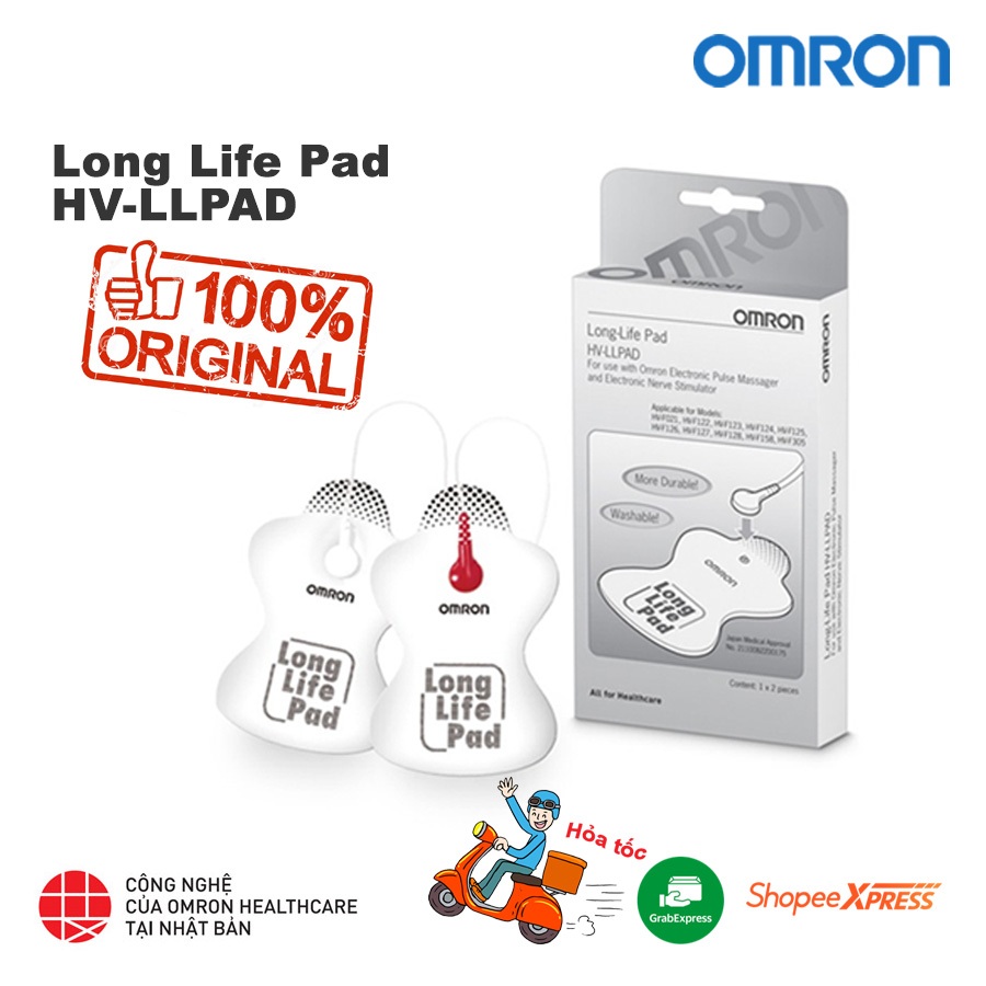 [ Hỏa Tốc Hà Nội ] Điện Cực Máy MASSAGE OMRON HV-LLPAD | Dùng Cho Các Dòng Máy Massage Omron ...