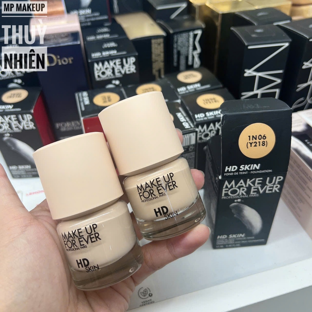 Chai 12ml// Kem nền Makeup for Hd skin mini dành cho da dầu | Shopee ...