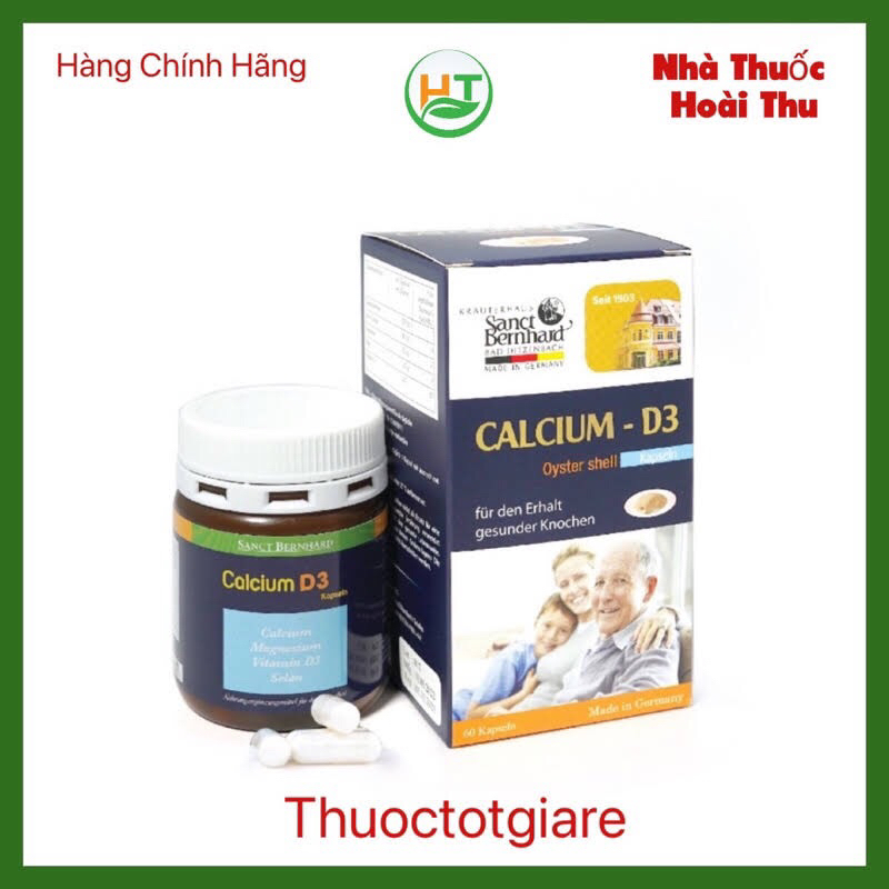 Calcium 600 D3 Oyster shell kapseln - Bổ sung canxi , chống loãng xương [ Chính hãng Đức ...