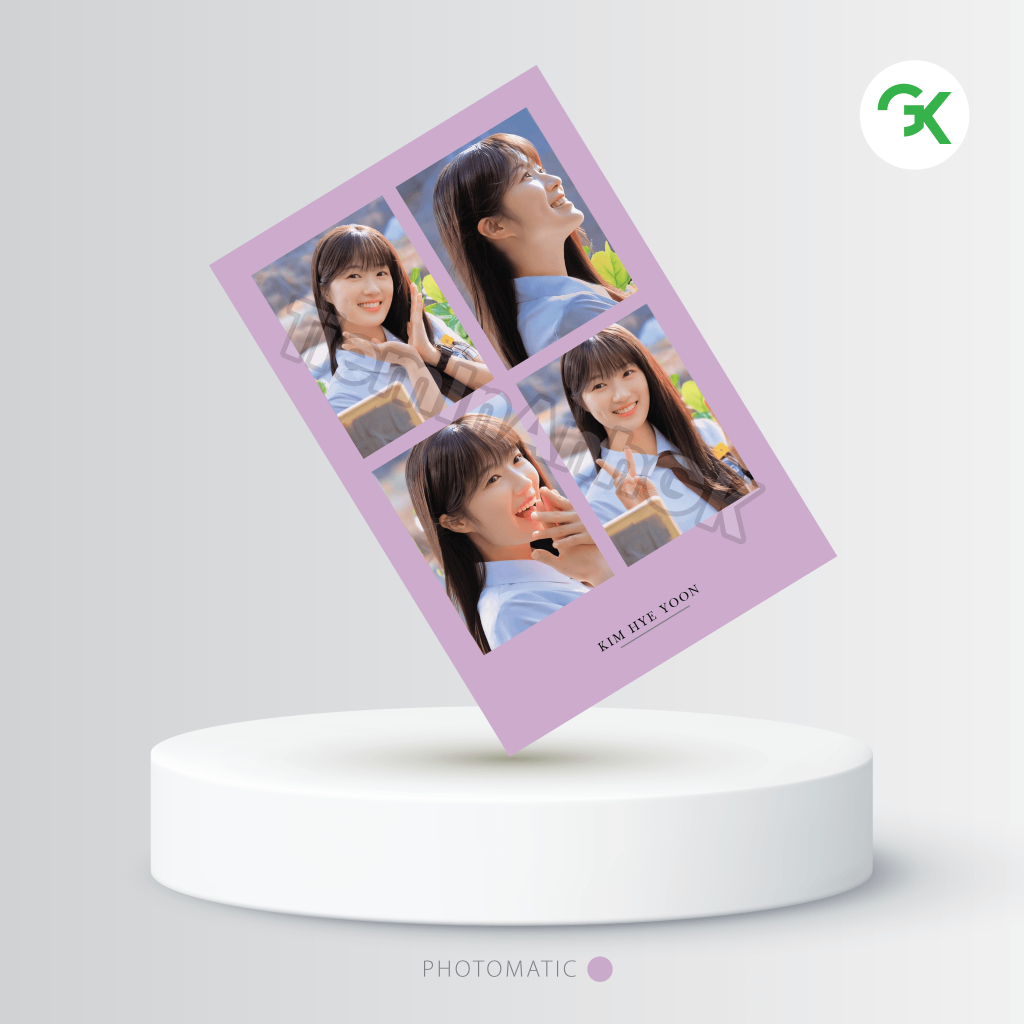 Combo 4 tấm in ảnh Photomatic Photoboth theo yêu cầu - Không phai màu ...