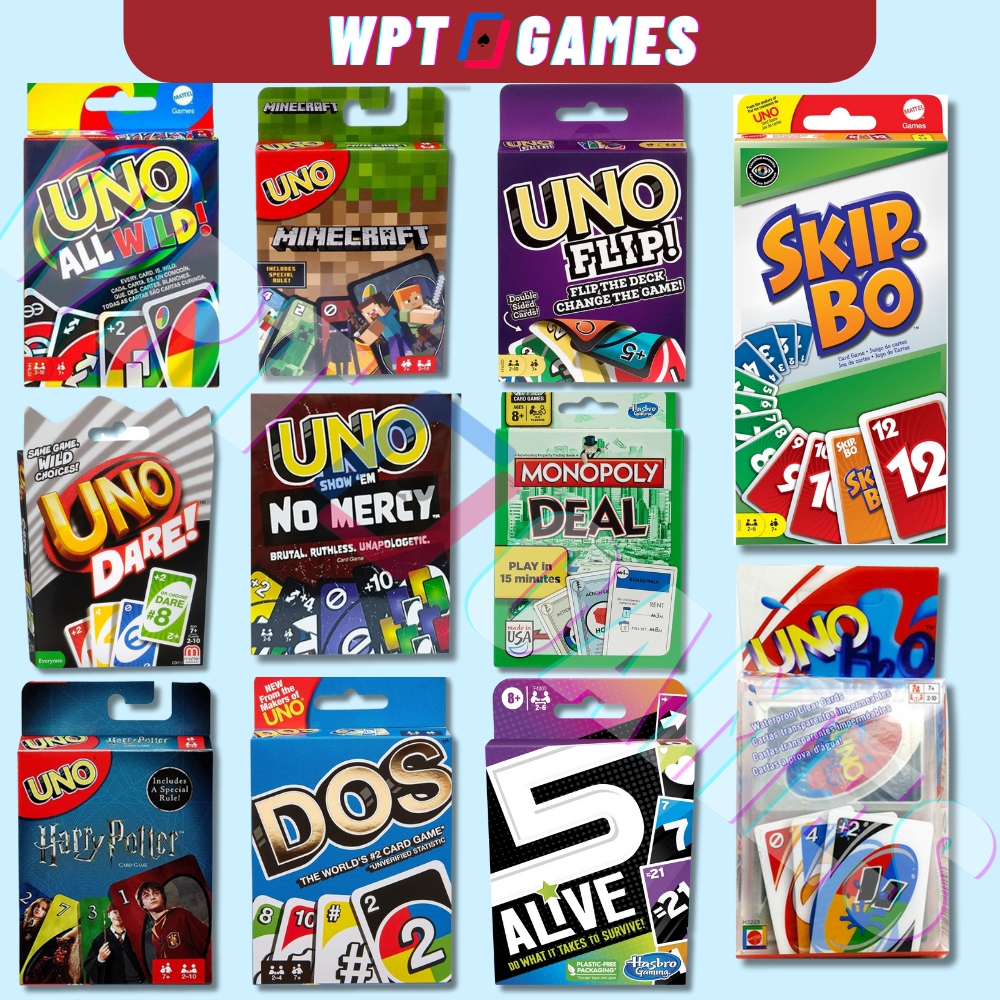 [Hỏa tốc] Tổng hợp bộ đồ chơi thẻ bài cardgames Uno no mercy Skipbo ...