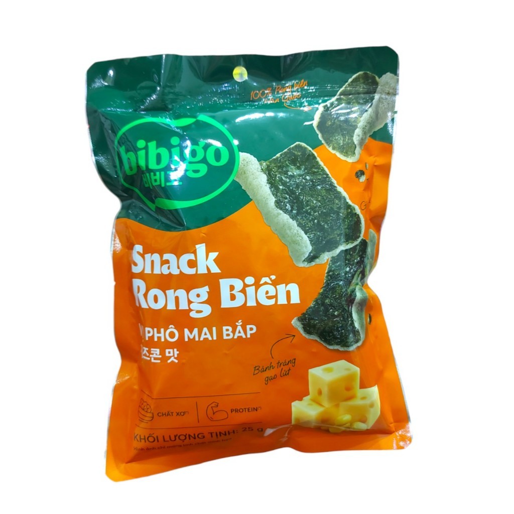 Snack rong biển bibigo vị bắp mật ong 25g cj foods | Shopee Việt Nam