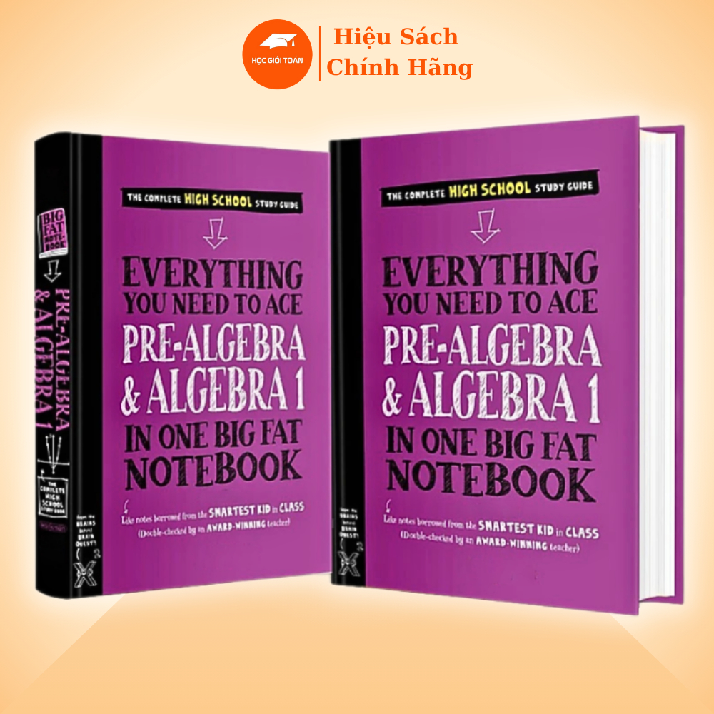 Sách - Everything You Need To Ace Pre Algebra & Algebra 1, Sổ Tay Đại ...