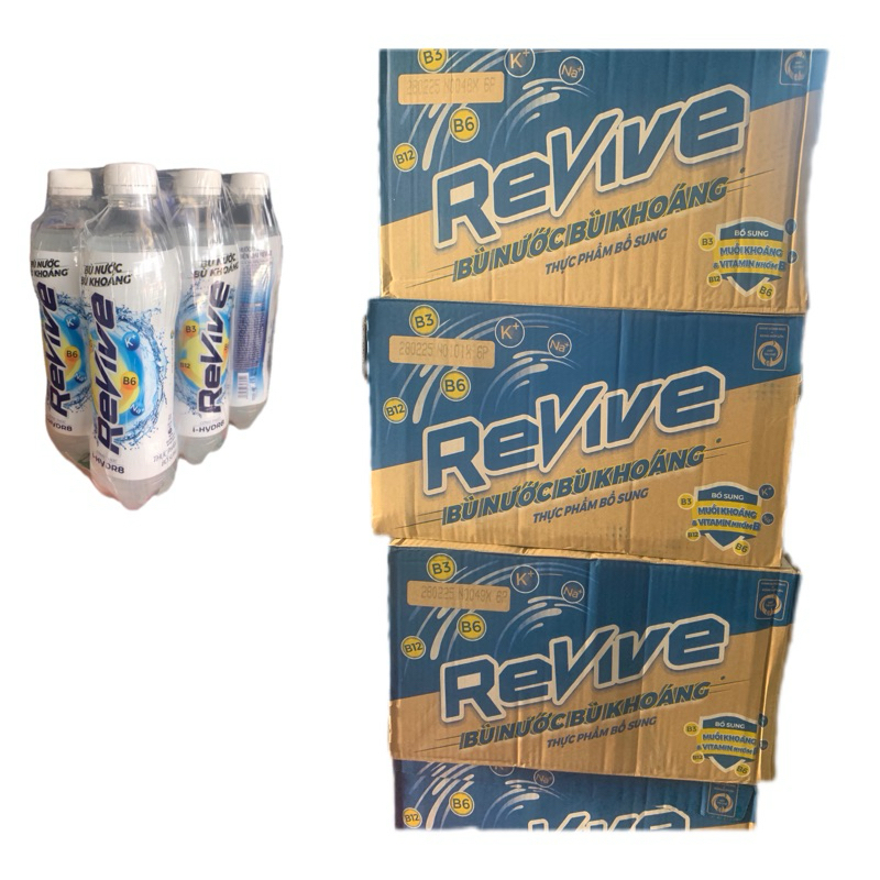 Nước ngọt có ga Revive thùng 24 chai - Nước bù khoáng | Shopee Việt Nam