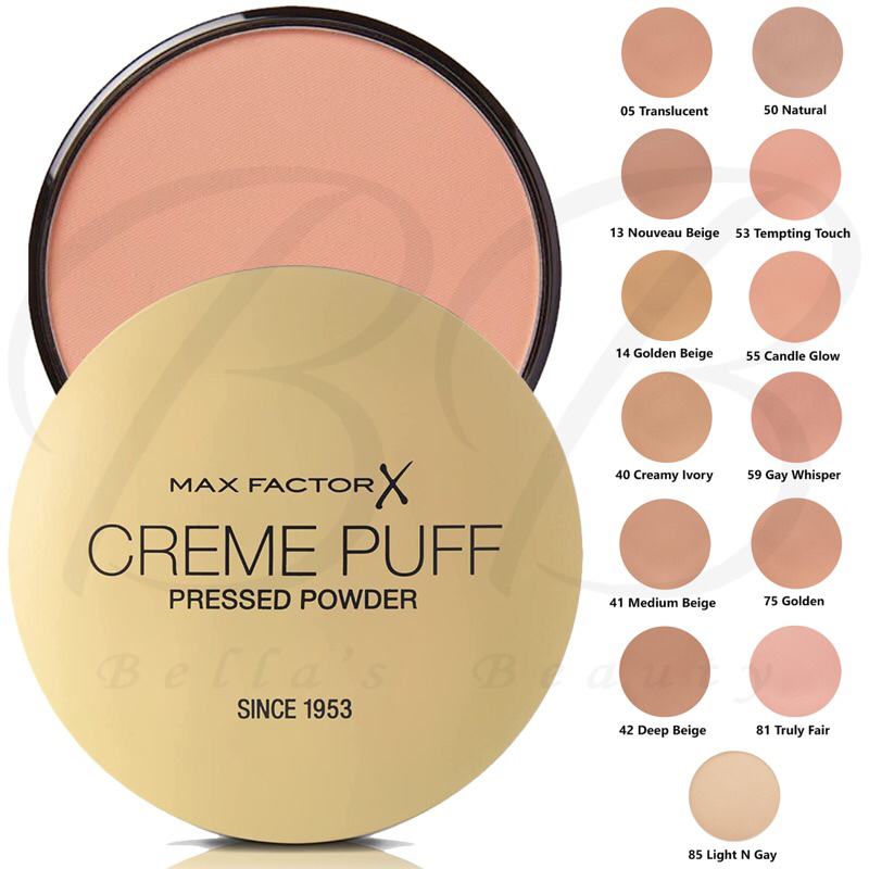 (Hộp Trầy) Phấn phủ Max Factor Creme Puff Powder Compact - Natural 21gr ...