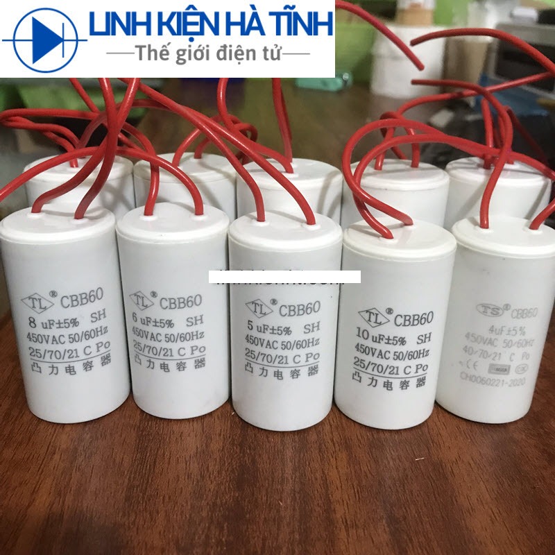 CBB60 4UF 5UF 6UF 8UF 10UF 12UF 14UF 15UF 16UF 20UF 25UF 30UF tụ khởi ...