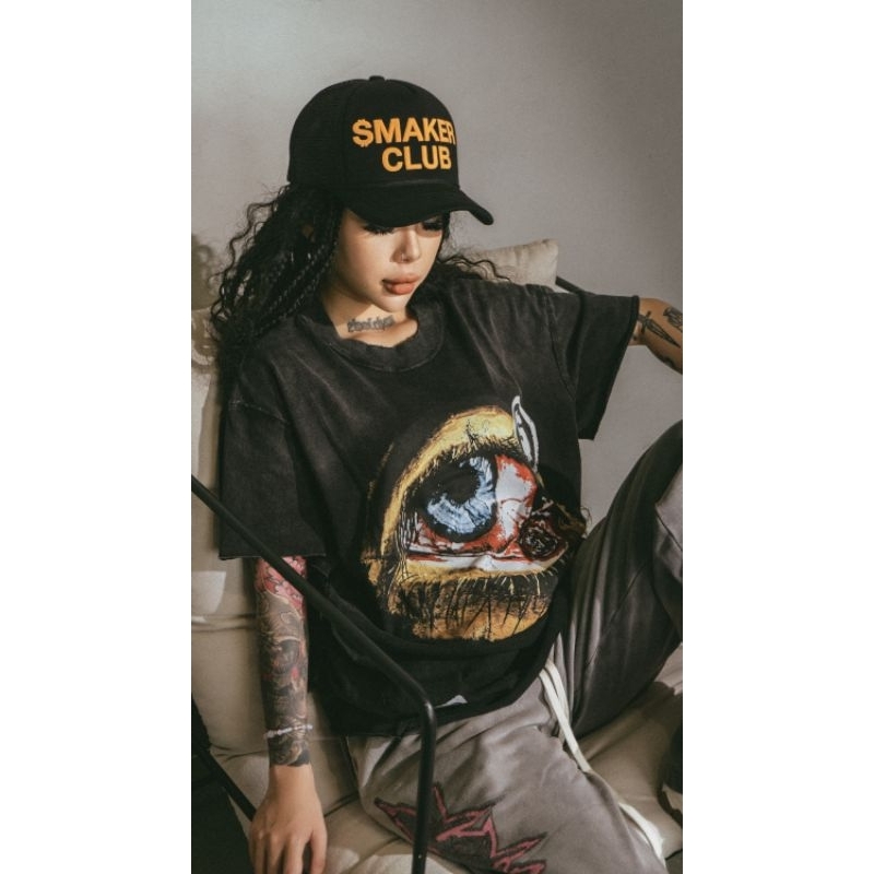 [SMAKER] Áo thun cotton nam nữ Unisex form rộng tay lỡ, local brand ...