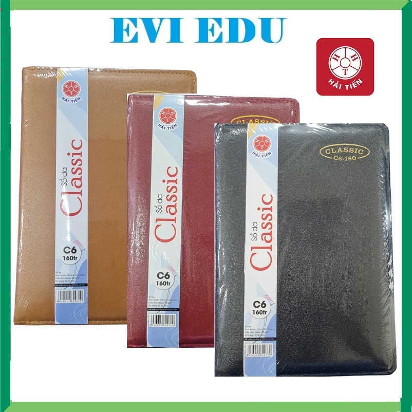 Sổ da Classic C6 Hải Tiến 4719 / Sổ da 160 trang khổ A5 kích thước ...