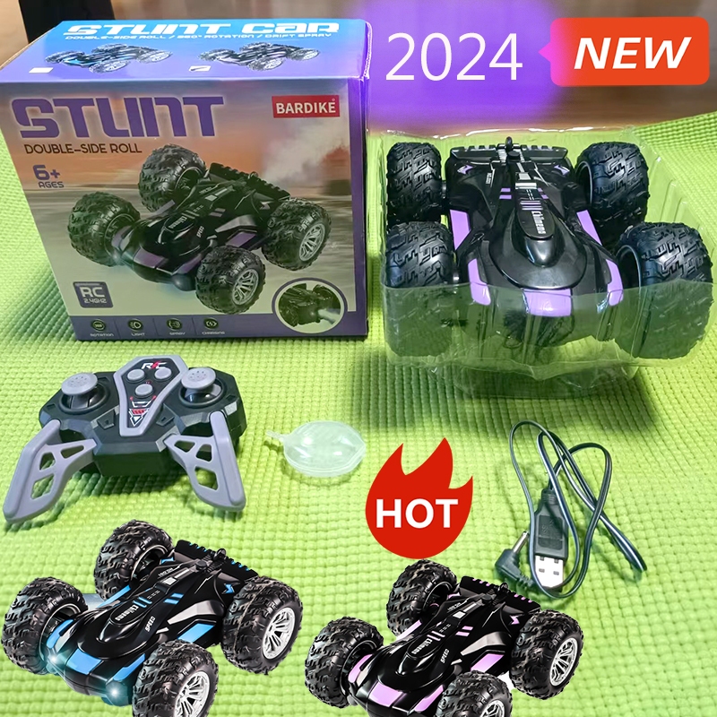 Ô tô điều khiển từ xa -Xe điều khiển địa hình xoay 360 độ Stunt Elves 6 ...