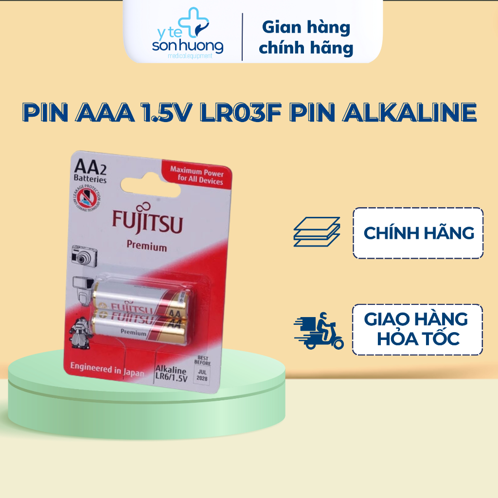 Pin AA 1.5V LR03F Pin Alkaline (vĩ 2 viên) | Shopee Việt Nam