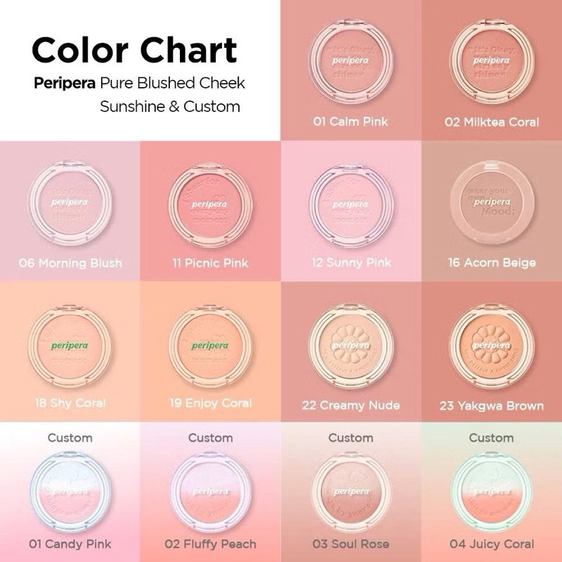 [AUTH 100% ][01-27] PHẤN MÁ HỒNG PERIPERA PURE BLUSHED SUNSHINE CHEEK ...