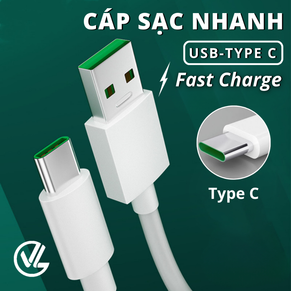Cáp Sạc Nhanh Type C, Dây Sạc Nhanh Type C V.O.O.C Chính Hãng Bảo Hành ...