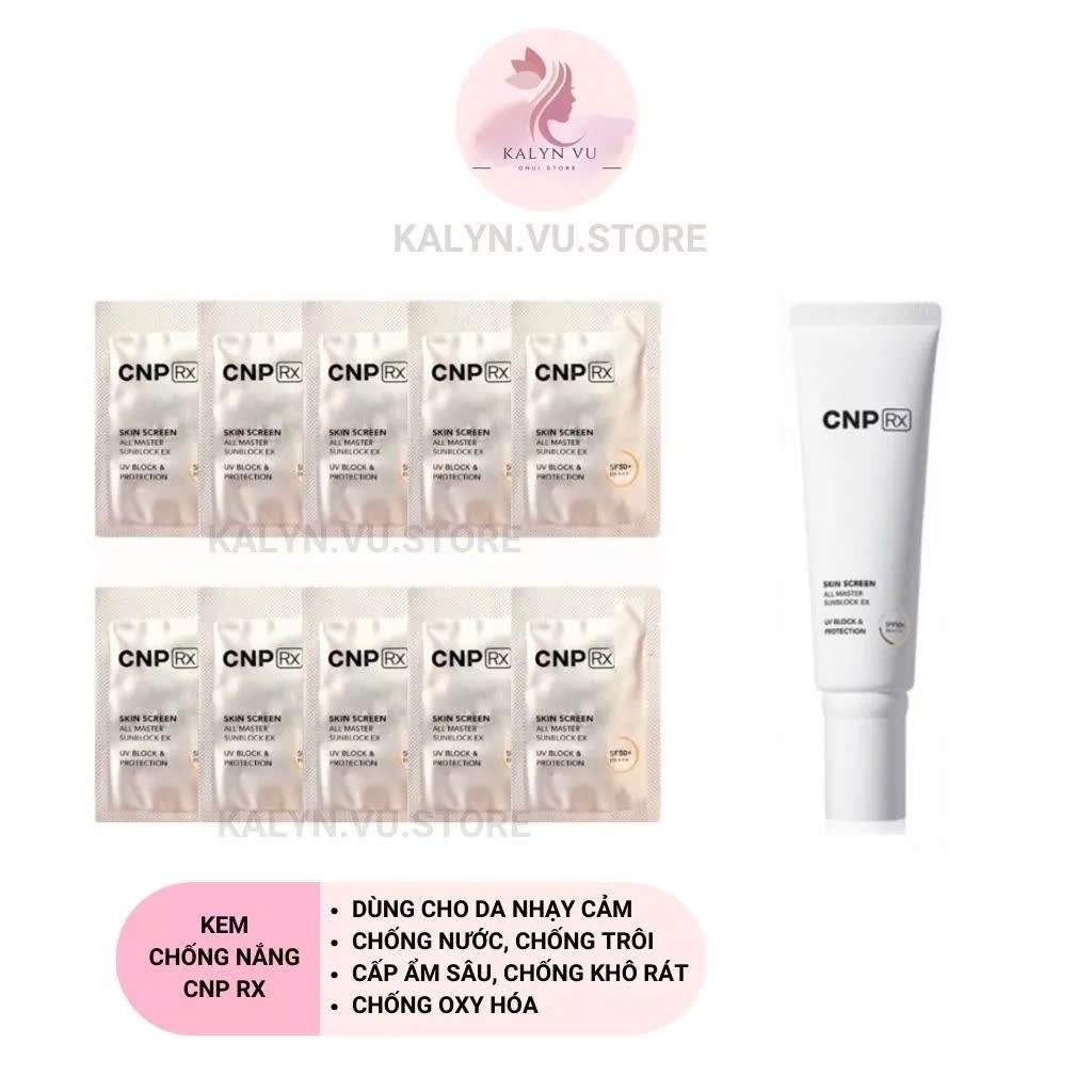 [Combo 50 gói] Kem chống nắng vật lý chống nước CNP thấm nhanh không ...