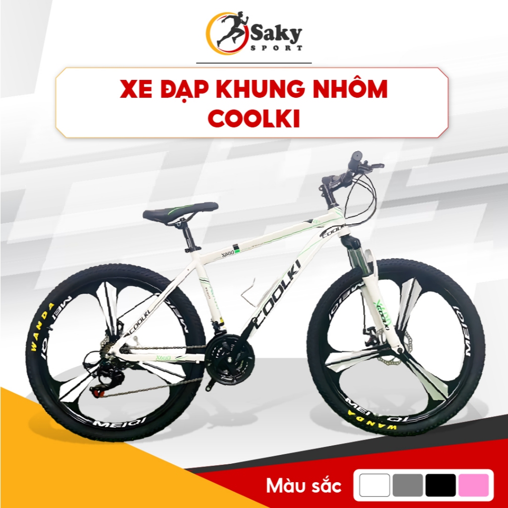 Xe Đạp Thể Thao Địa Hình COOLKI 26 Inch Hợp Kim Nhôm Vành Đúc 21 Tốc Độ ...