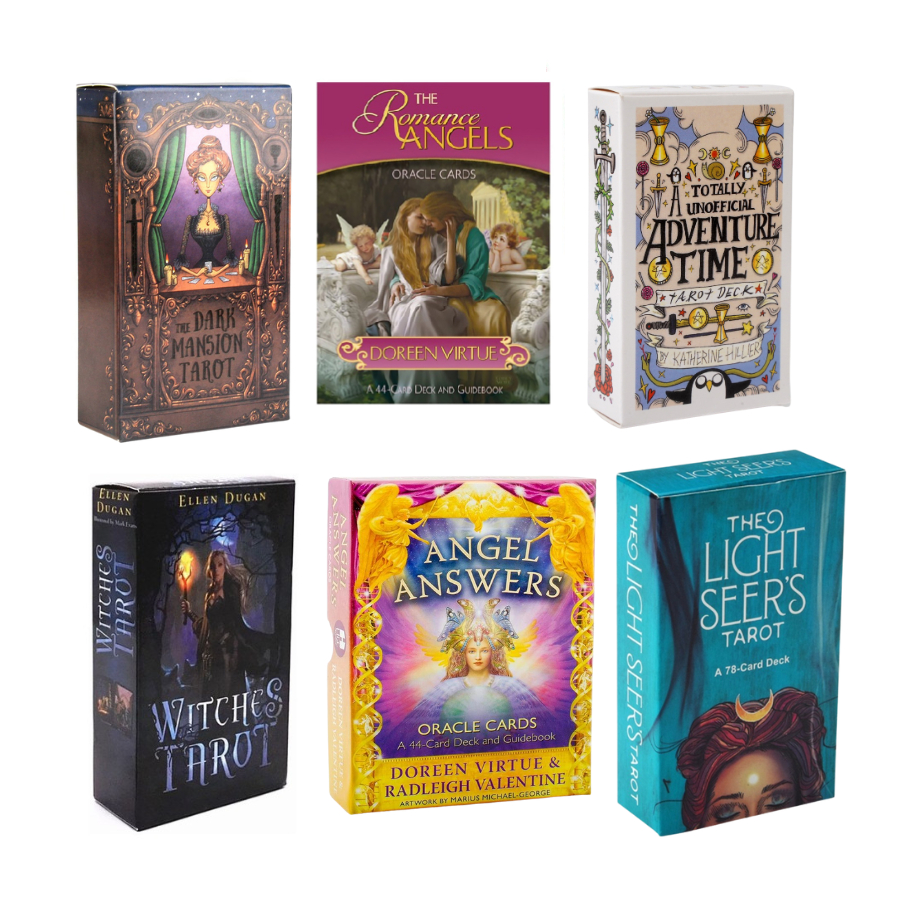 Bài Tarot new Size Thường, Light Seer’s tarot, Witches taort, Romance Angels, Angel Answers ...