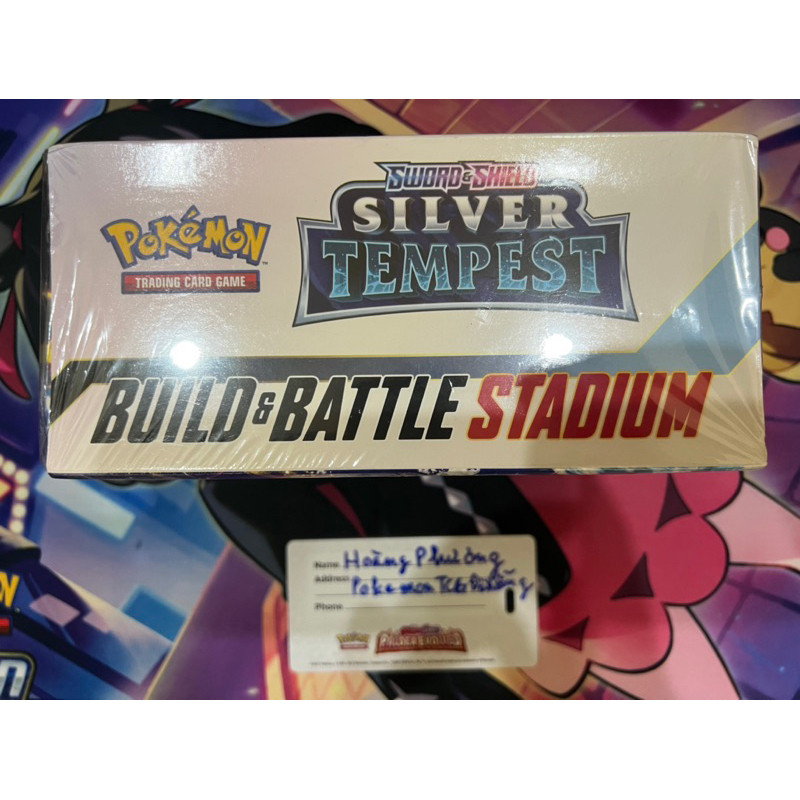 Hộp thẻ bài Pokémon TCG: Sword & Shield-Silver Tempest Build & Battle Stadium | Shopee Việt Nam