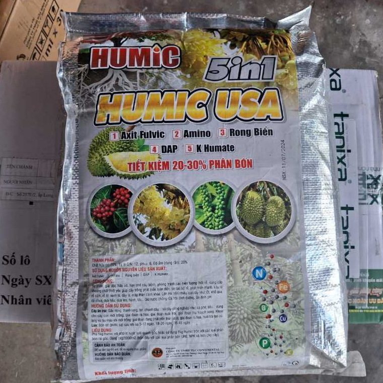 HUMIC 5 trong 1 Humic USA bao 10Kg có (Axit Humic + Amino + Rong Biển ...