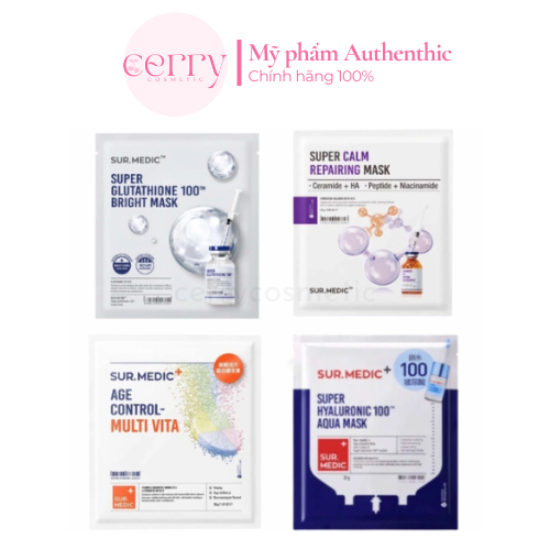 Mặt nạ giấy Sur.Medic Bright-Glutathione Mask (surmedic) | Shopee Việt Nam