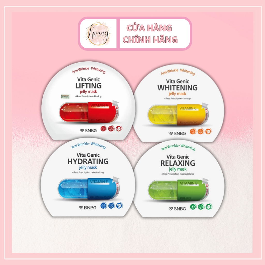Lẻ 01 miếng BNBG Vita Genic Jelly Và Skin Booster Mask Hàn Quốc 30ml ...